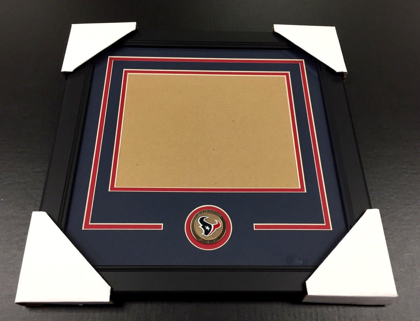 Amazon.com: HOUSTON TEXANS Medallion Frame Kit 8x10 Photo Double Mat ...