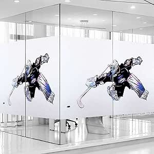 Amazon.com: White Black Stained Glass Window Film Sun Blocking Colorful ...