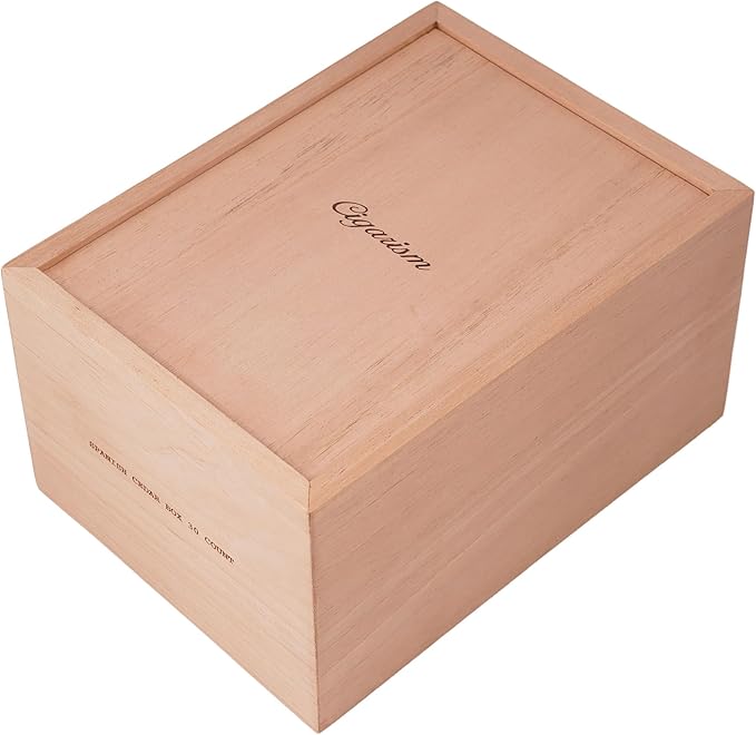 Amazon.com: Spanish Cedar Fermentation Cigar Humidor Box, Fit Cigar ...