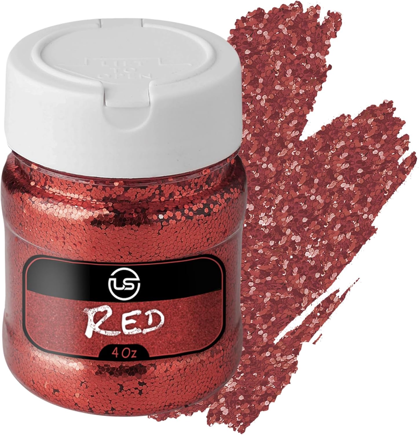 Amazon.com: Red Glitter Bulk, Fine Glitter for Crafts, Resin and ...