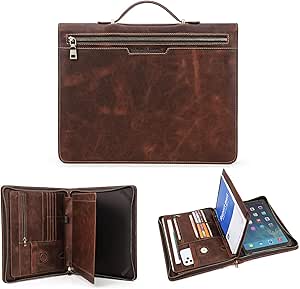 SYOSI Handmade Vintage Portfolio Letter Size Notepad/Legal Pad ...