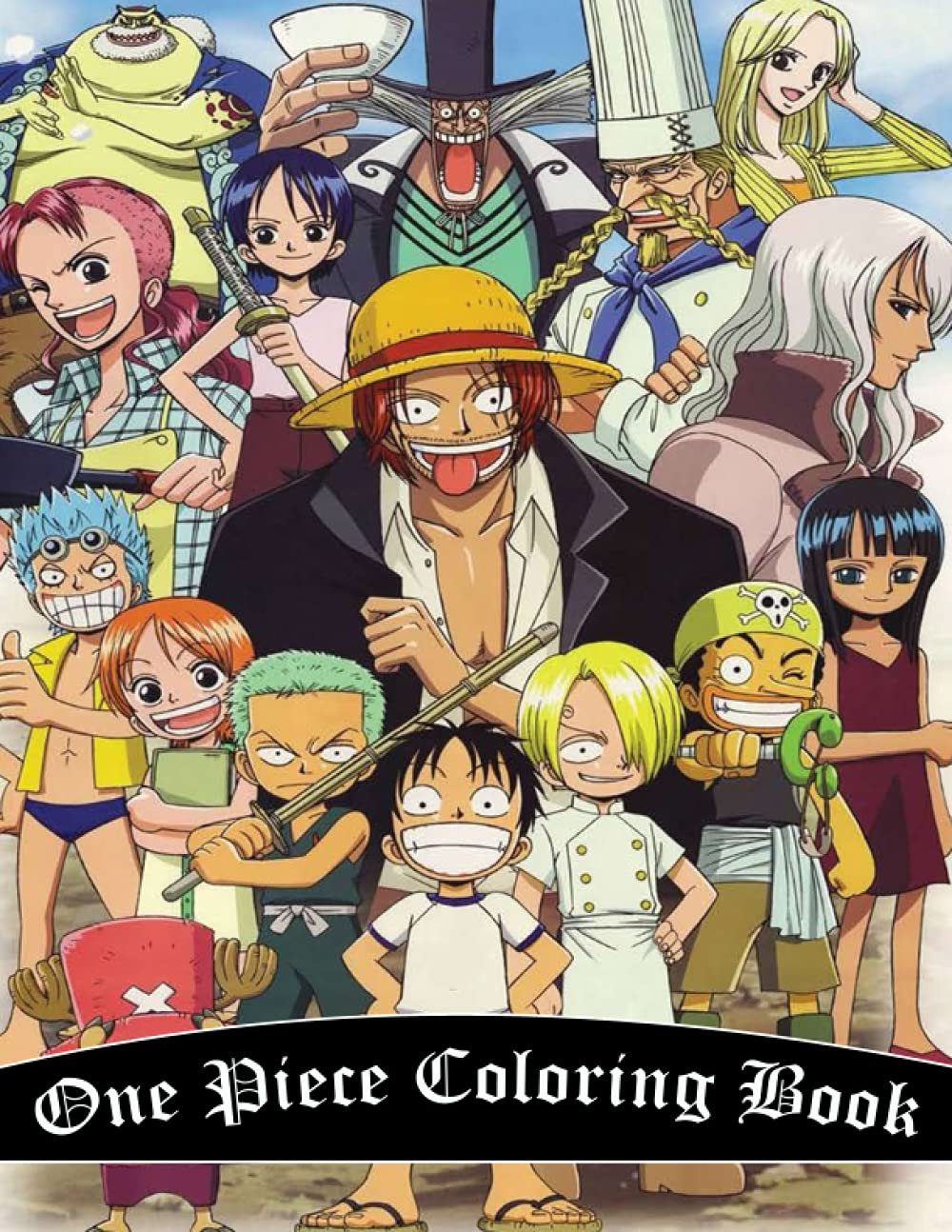 Buy One Piece Coloring Book: Anime Coloring Books "ONE PIECE" for Luffy ...