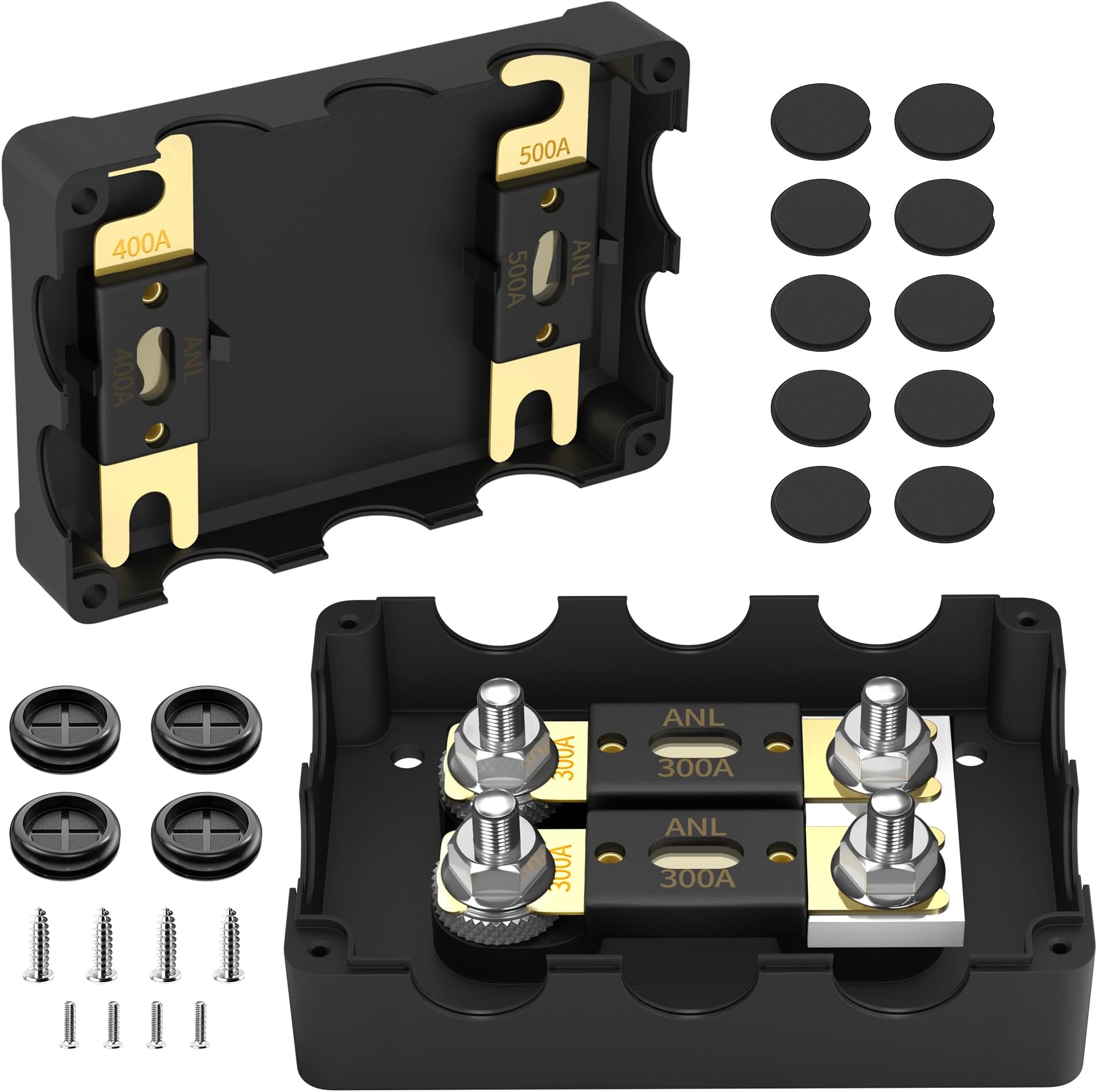 Amazon.com: Multi-functional LED Car Audio Stereo ANL Fuse Holder ...