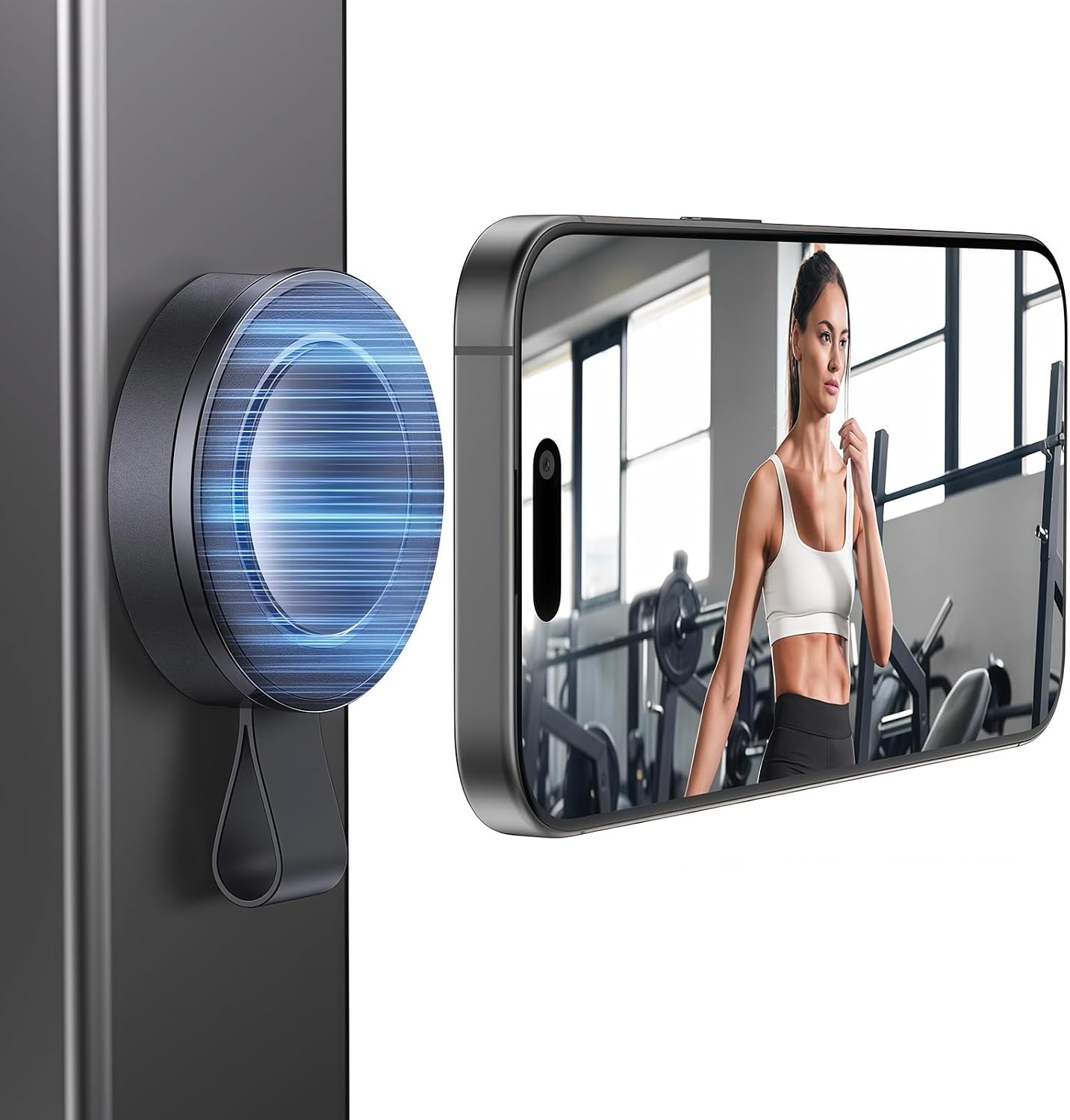 Amazon.com: MiiKARE IronGrip Slim Magnetic Phone Holder | [Dual Grip ...