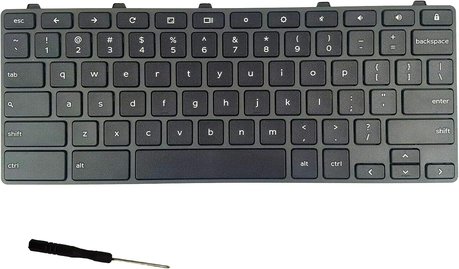 Amazon.com: Laptop Replacement Keyboard for Dell Chromebook: 3100 5190 ...