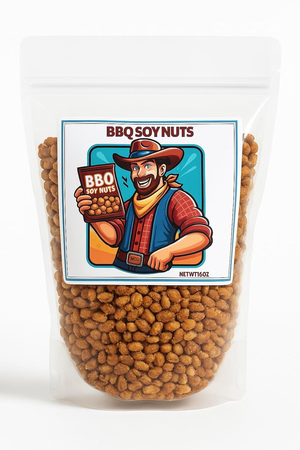 Amazon.com : BBQ Soy Nuts 16oz Bag – Roasted & Crunchy Snack | High ...