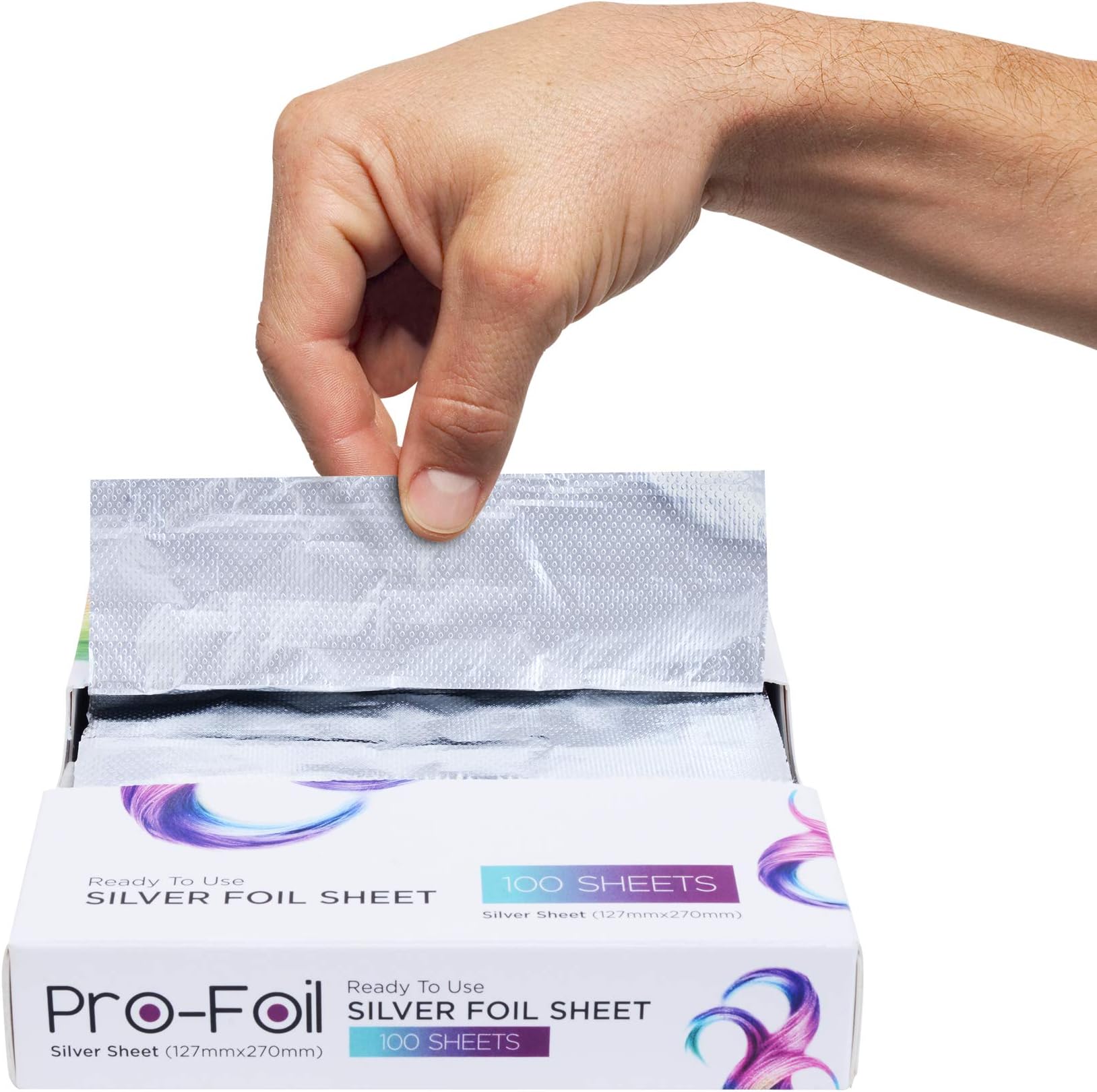 Amazon.com : Just Home Hair Highlighting Pop Up Foils 200 Sheets, Pre ...