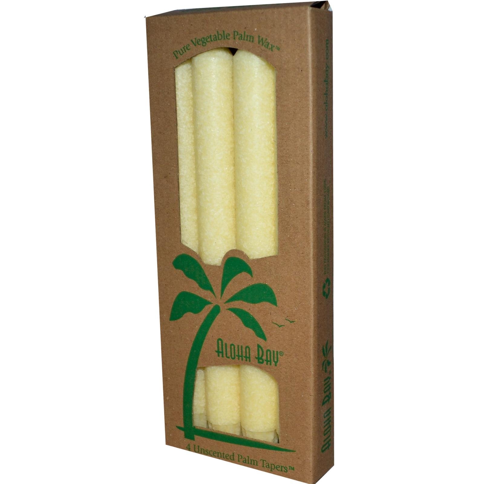 Amazon.com: Aloha Bay Candle 9" Taper 4 Pack Cream : Home & Kitchen