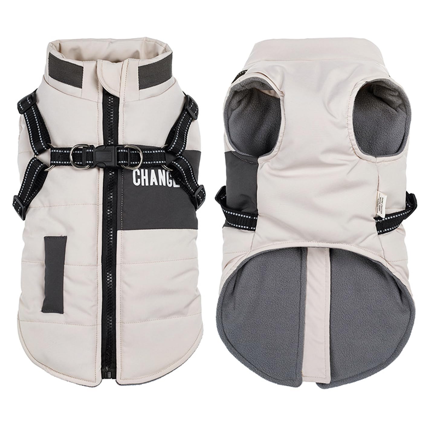 Oslueidy Dog Winter Jackets,Warm Dogs Coats Dogs Clothes Reflective ...