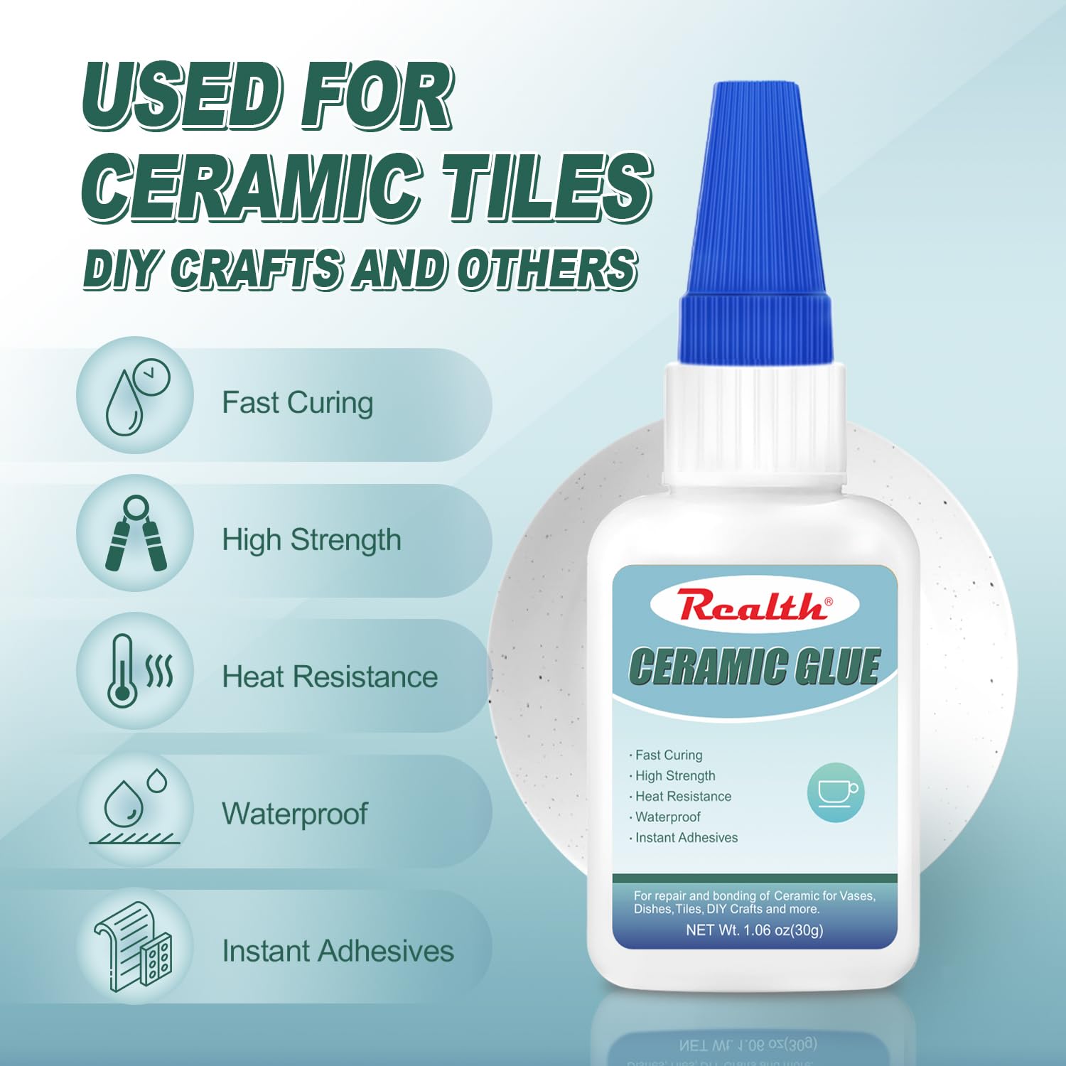 Snapklik.com : Ceramic Glue Clear 30g, Food Safe Glue For Ceramic ...