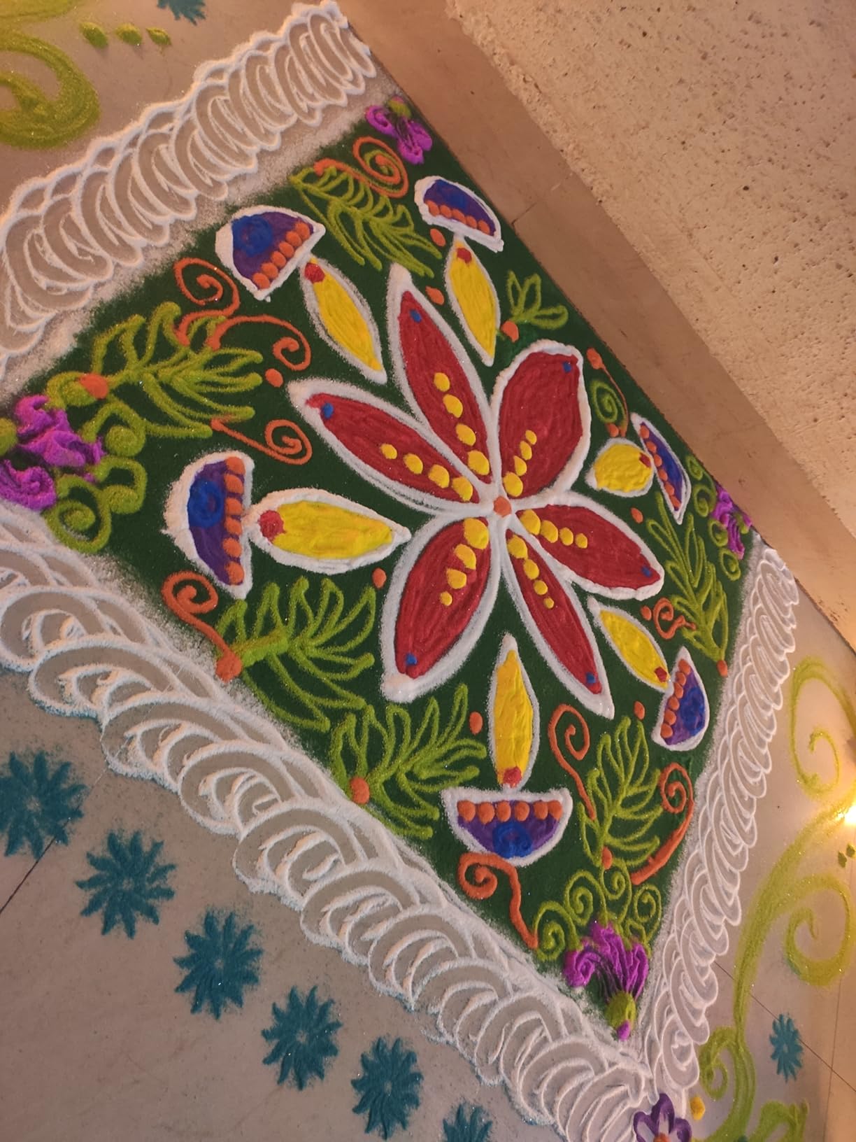 Buy CraftVatika Rangoli Making Tools Kit Set of 10 (Rangoli Color ...