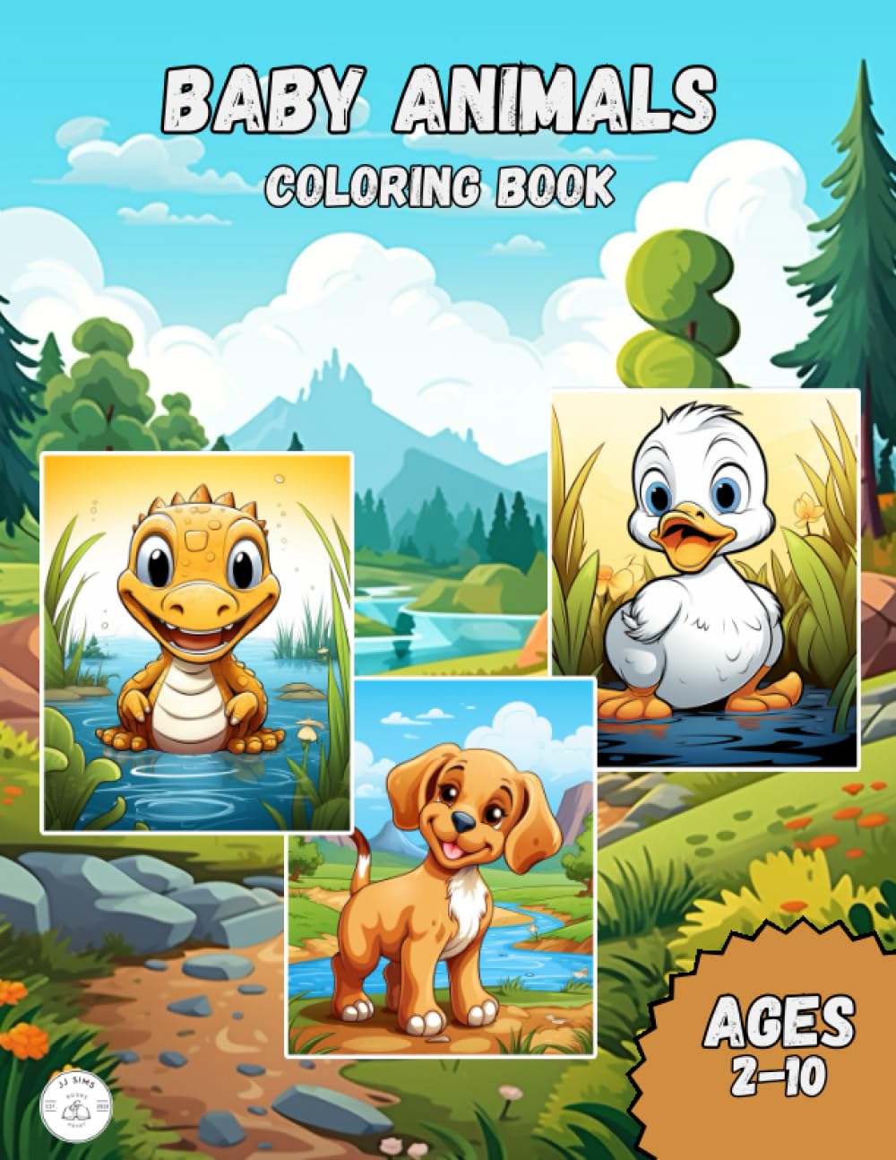 Baby Animals Coloring Book: Sims, JJ: 9798850002572: Amazon.com: Books