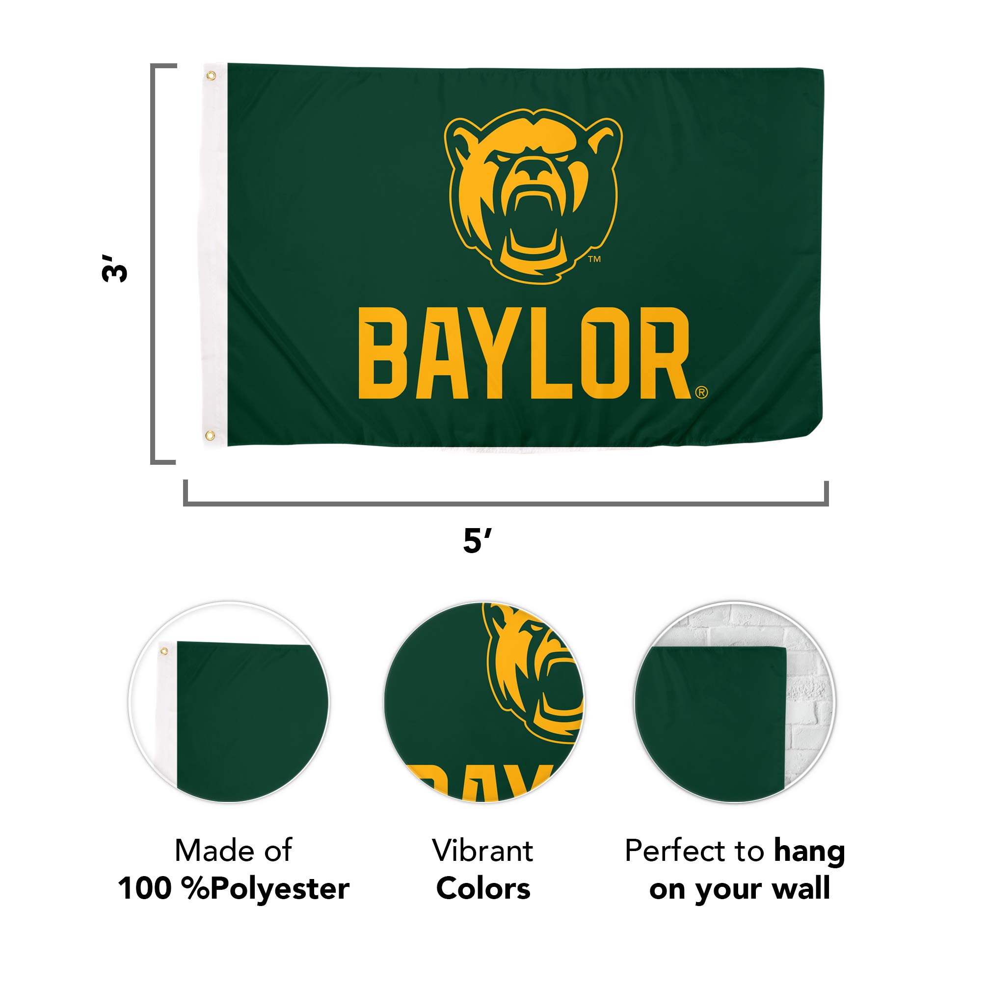 Sailor Bear Baylor Flag