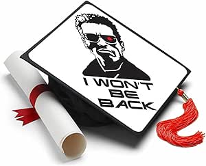 Amazon.com: The Terminator Grad Cap Topper, Grad Cap Decorations or ...