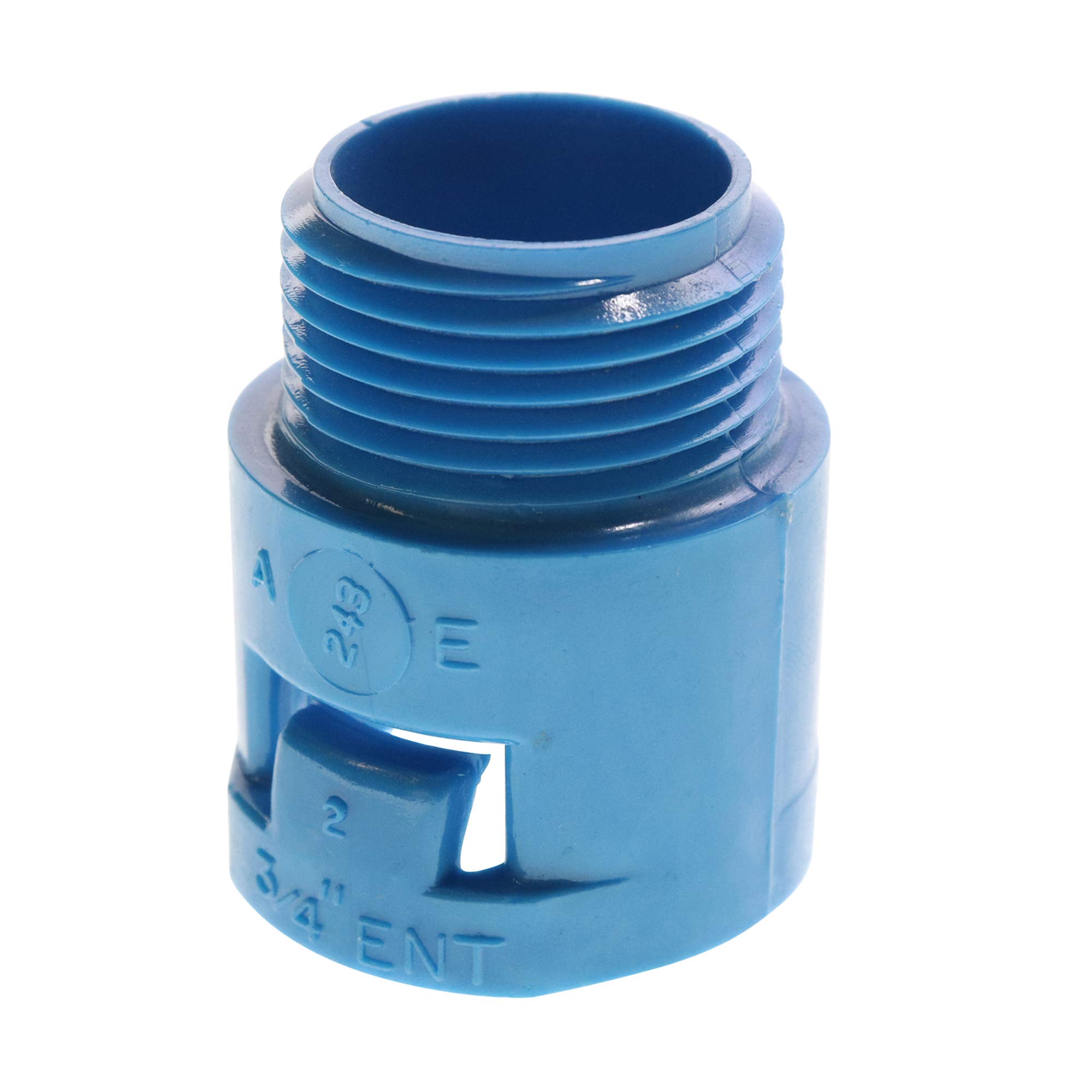 Carlon A243E ENT Non-Metallic Snap-In Male Threaded Adapter, 3/4-Inch ...