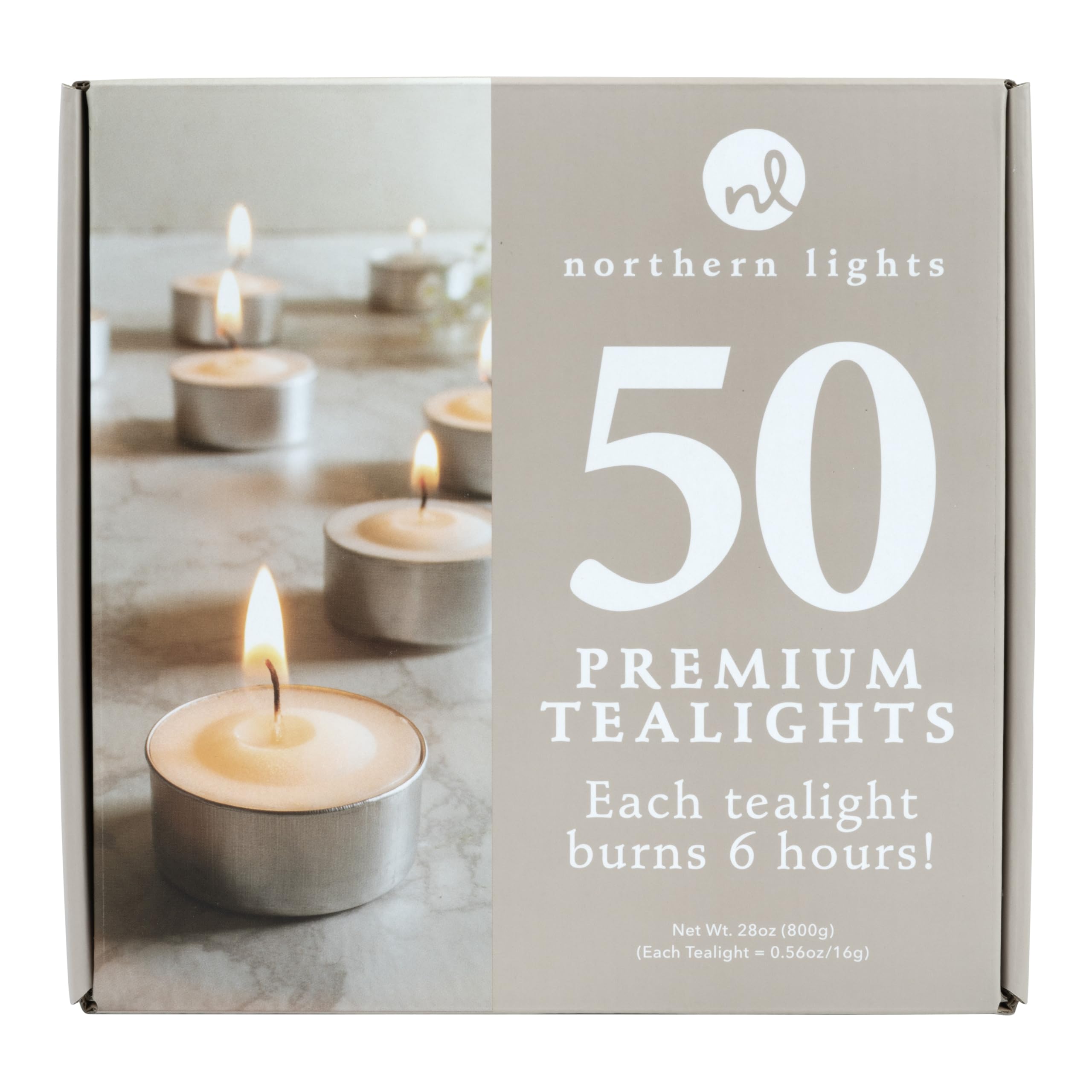 Amazon.com: Northern Lights Candles - 50pk Tealights - 91044 : Home ...