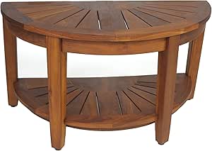 Half Moon Stool with Shelf : Amazon.ca: Health & Personal Care