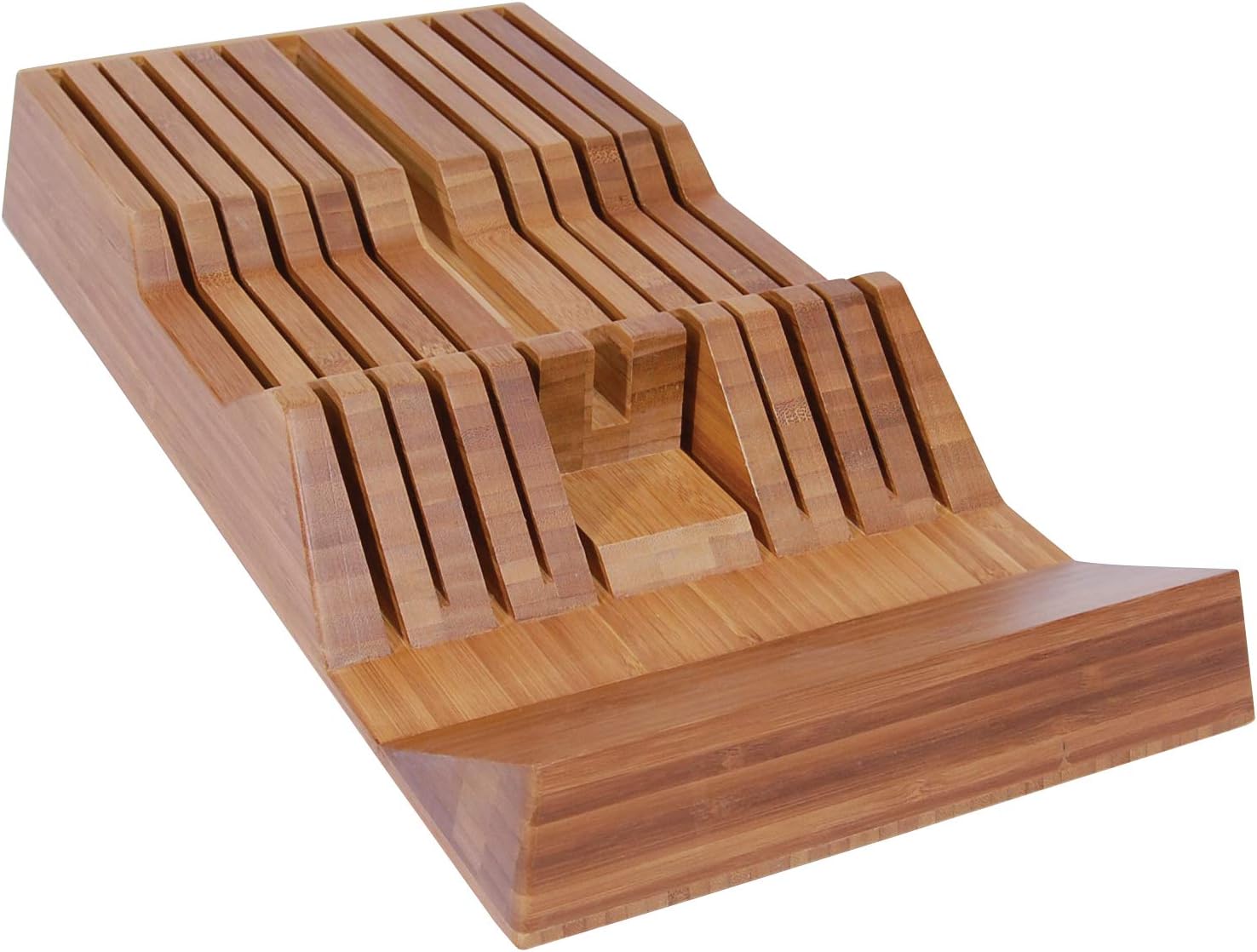 Amazon.com: Shun BAMBOOTRAY In Drawer Knife Tray, 11-Slot: Cutlery ...