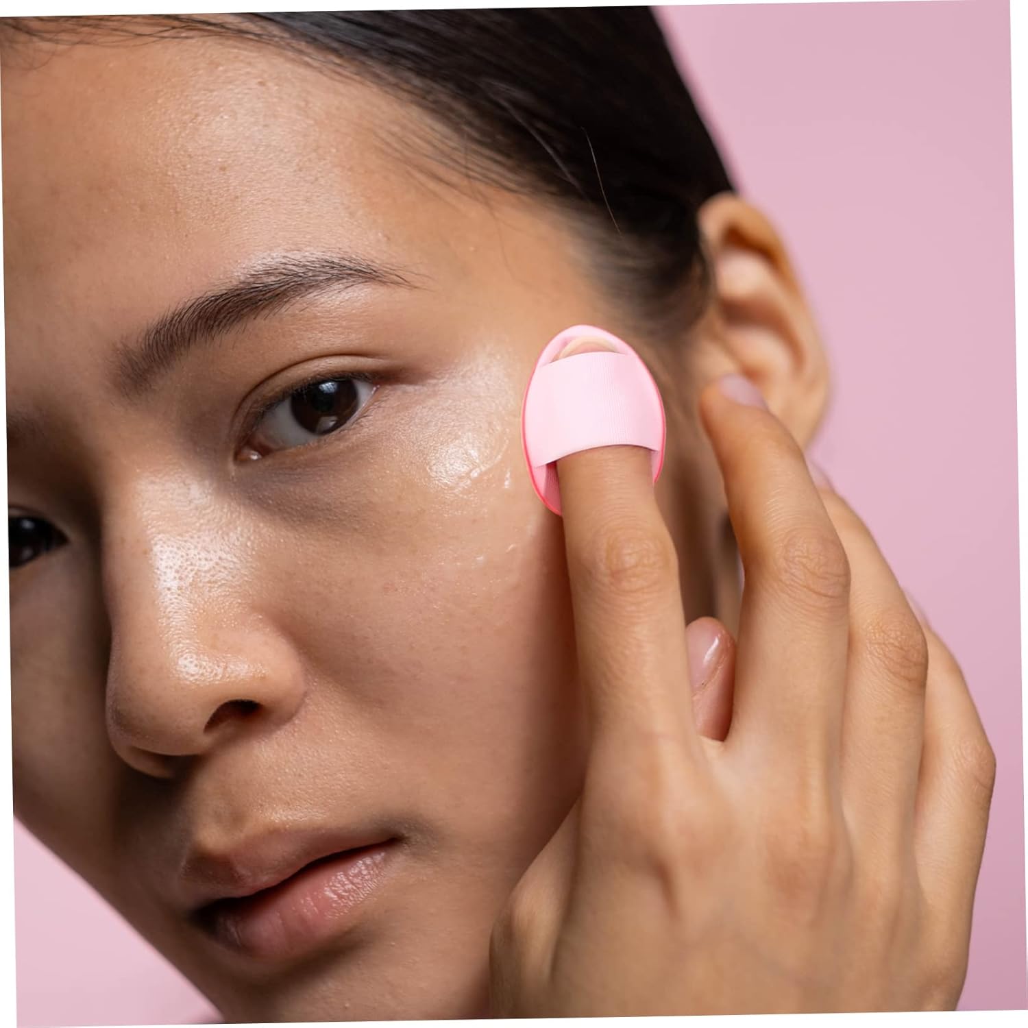 Mipcase 24 Pcs Mini Puff Finger Size Powder Puff Makeup Powder Puff ...