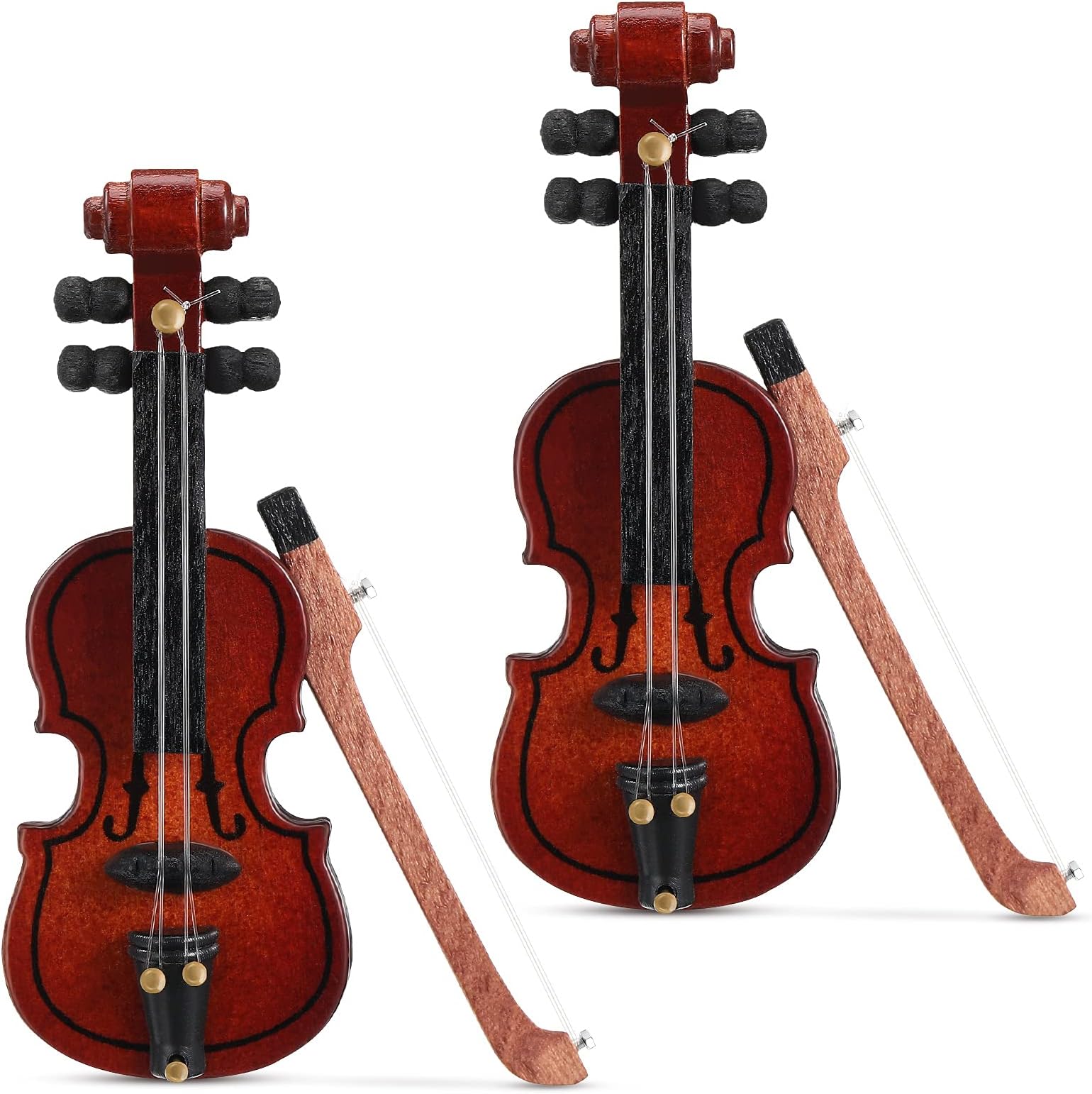 Amazon.com: Broadway Gift Co. Miniature Violin Polished Instrument 3 ...