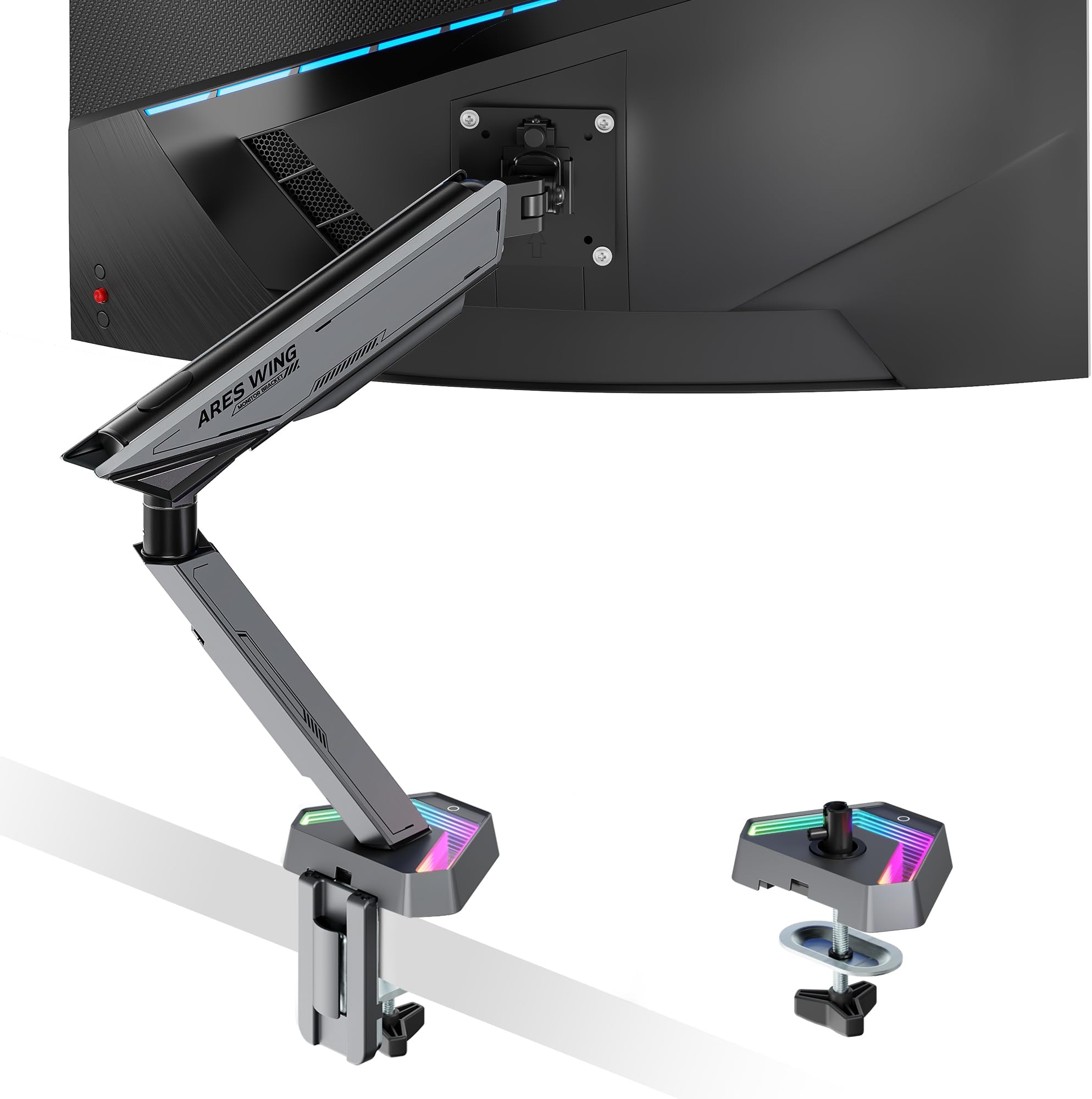 Amazon.com: MSI MAG MT201 - Premium Heavy Duty Single Monitor Stand Arm ...