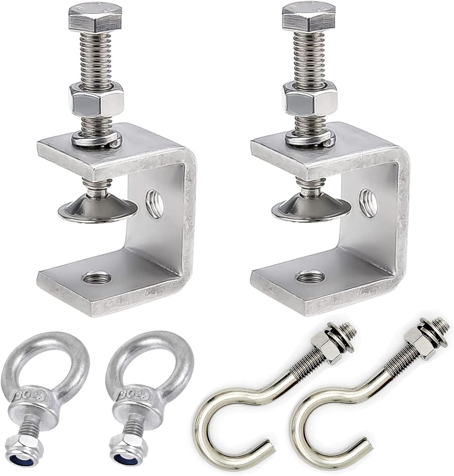 EXLECO 10 Pcs Serre-Joints en C Acier Inox 30MM Support de Fixation en ...