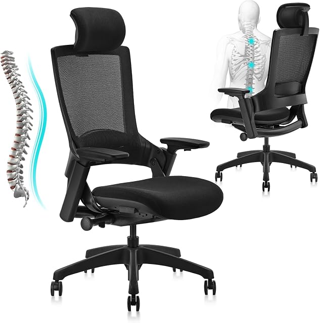 Ergonomic High Swivel Executive Chair With Adjustable Height Head 3d ...