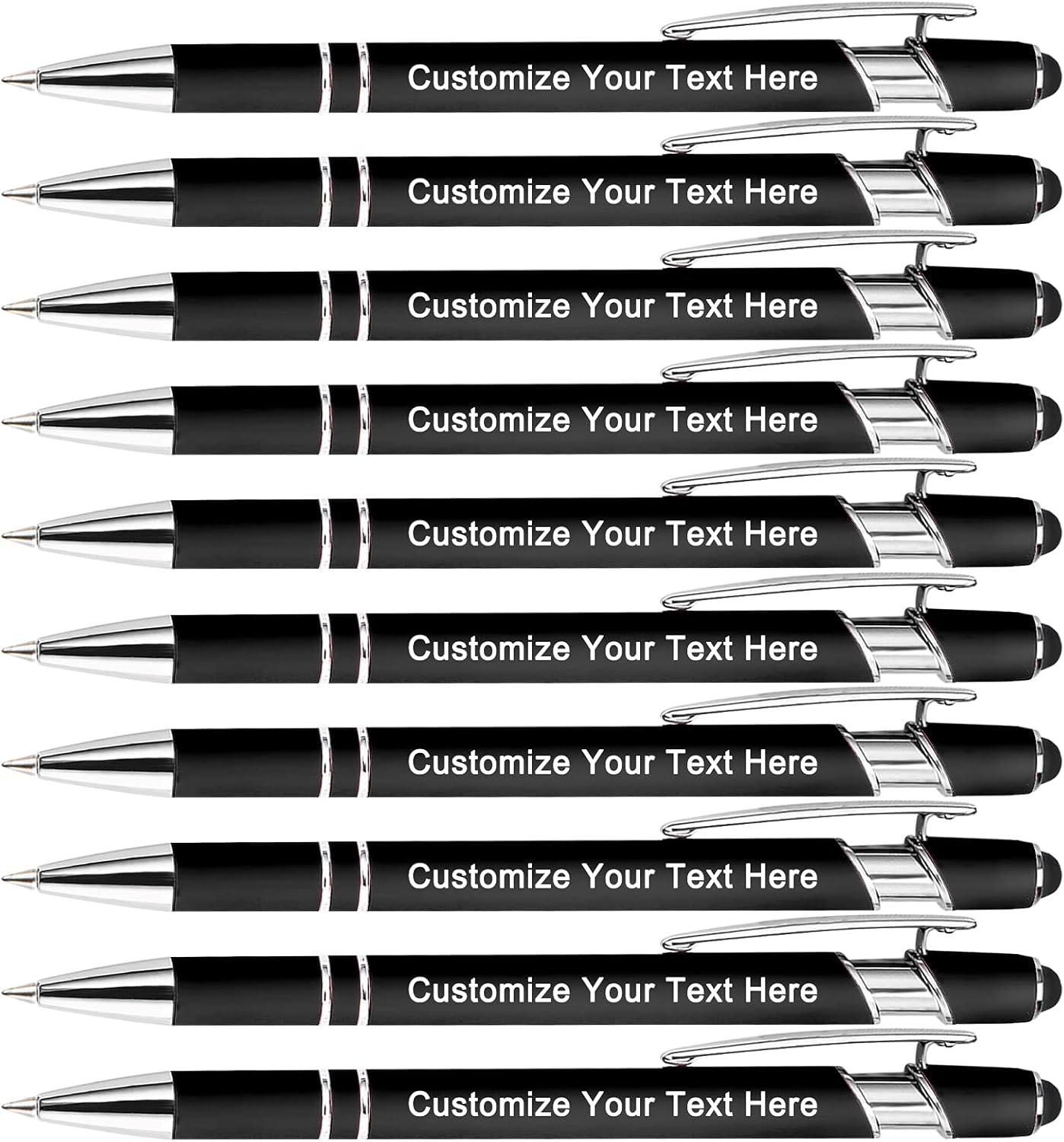 Amazon.com : Up to 300 Pcs Custom Pens Bulk,Personalized Pens with Free ...