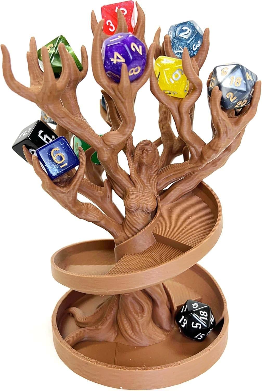 Amazon.com: MunnyGrubbers - Tree Goddess Dice Tower - (Random 7PCS D20 ...