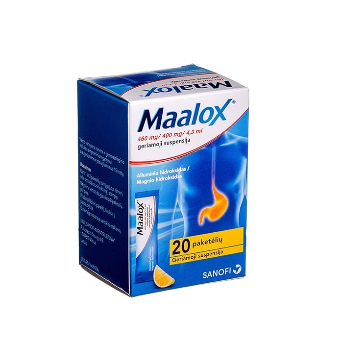 Buy Maalox Multi Symptom Antacid & Antigas - N20 Sachets for Oral ...