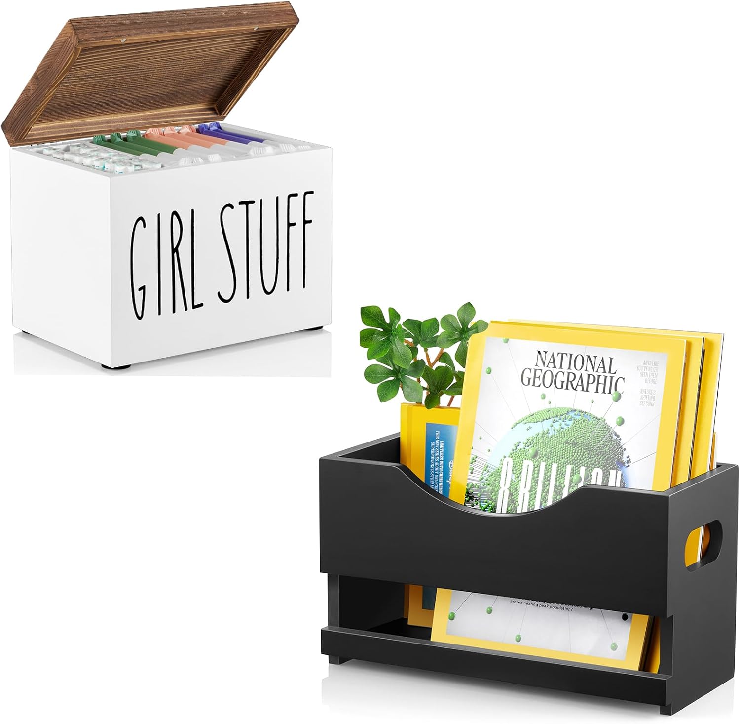 Amazon.com: DRASTAR Tampon Holder for Bathroom, Feminine Product ...