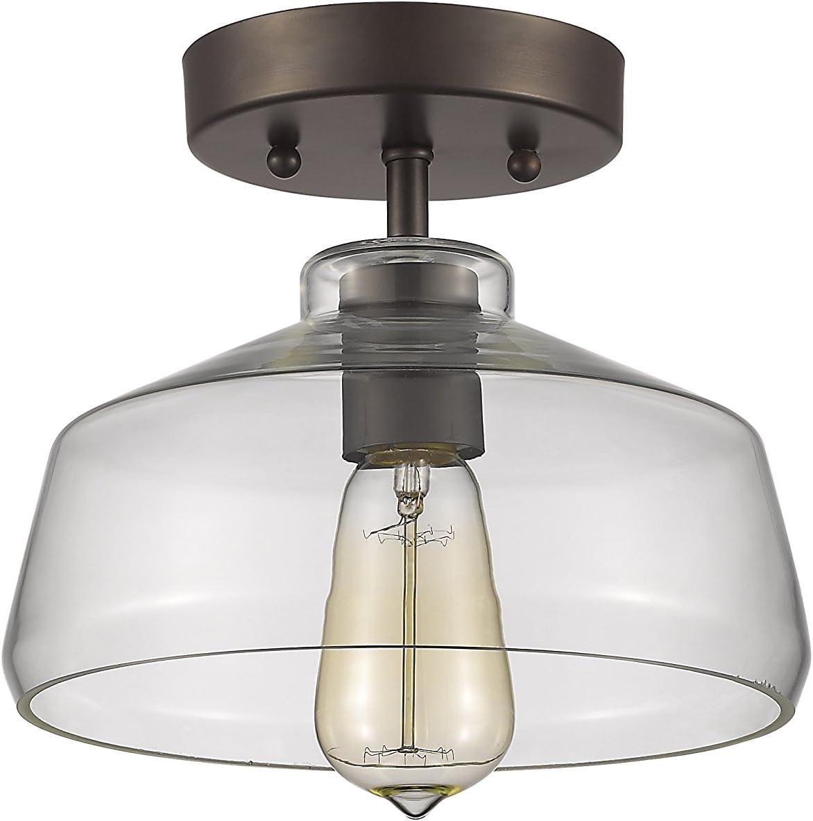 Chloe Lighting CH31315MI16-UF2 Belle Tiffany Style Mission 2-Light Semi ...