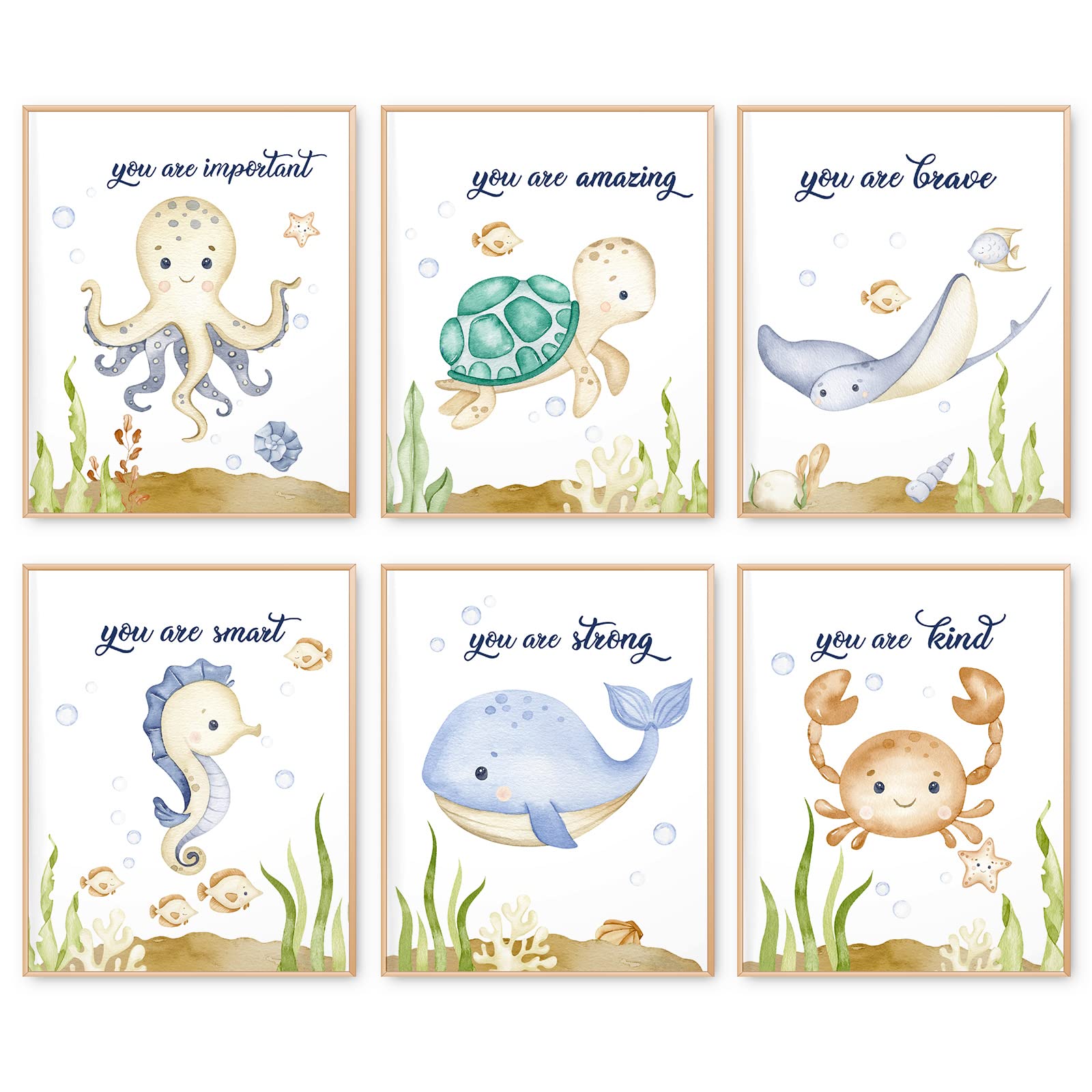 Watercolour Sea Life Artists