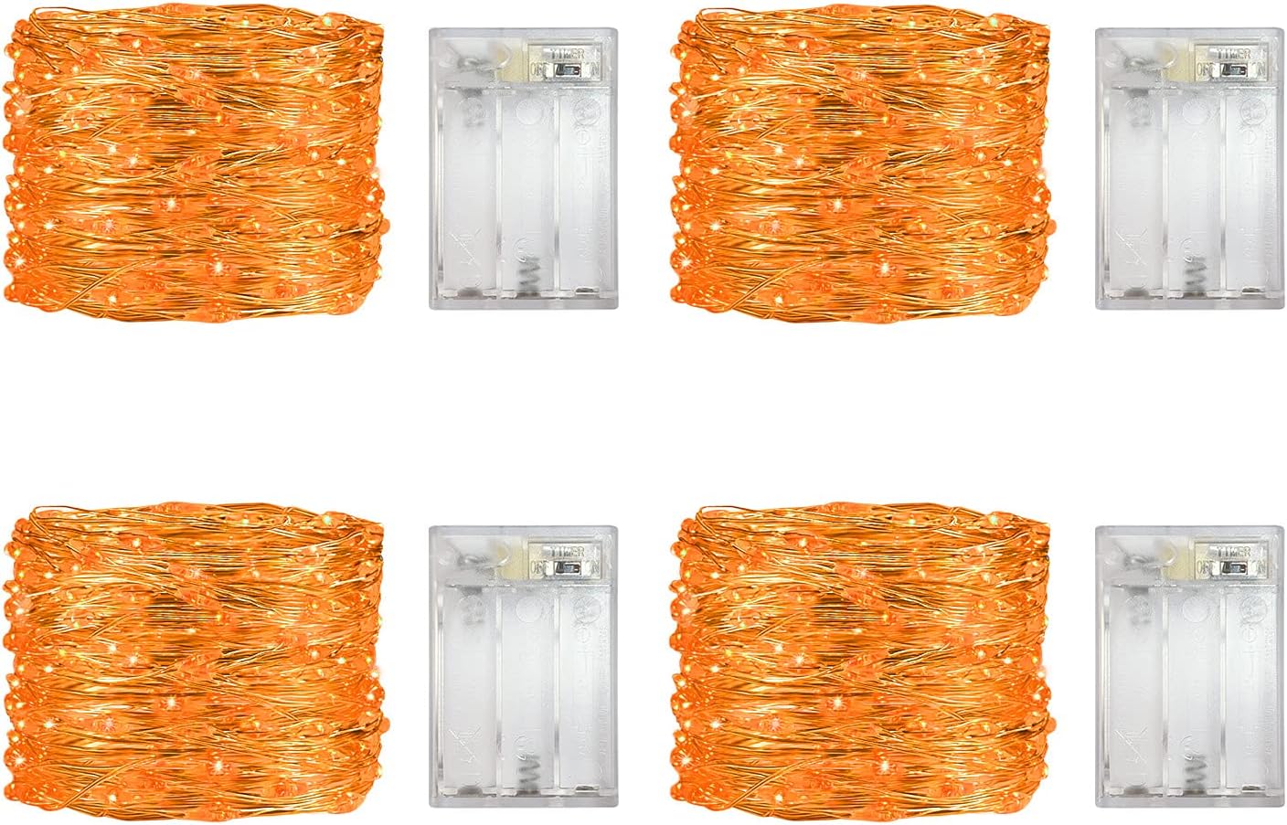 Amazon.com: 4 Pack Battery Operated Dewdrop Led Lights,Indoor Mini ...