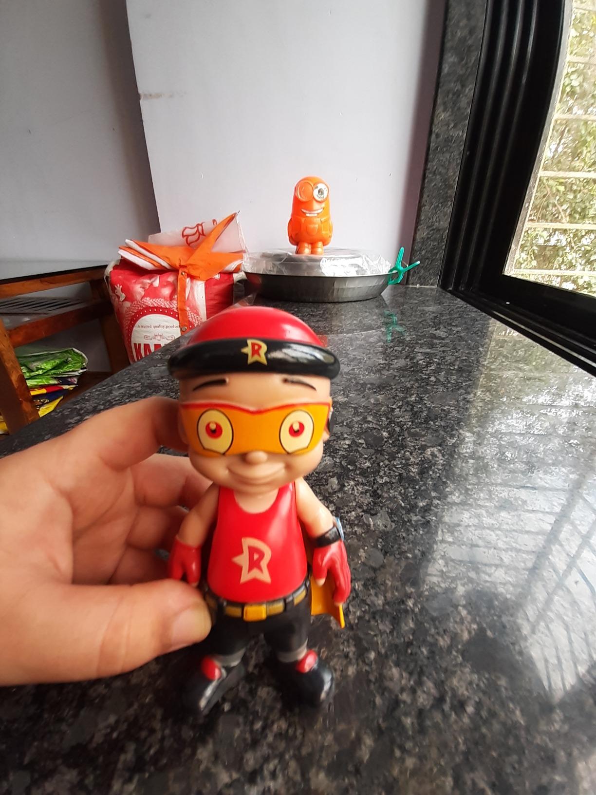 Buy Chhota Bheem Action Figures Mighty Raju Action Figure Toy - 4 Inch ...