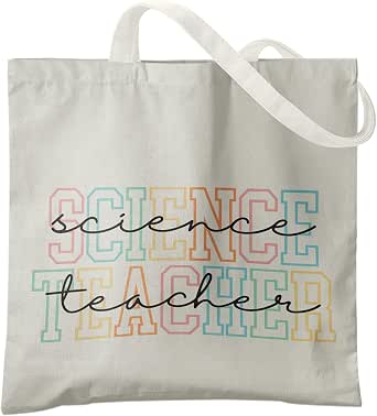 Amazon.com: Veqzc Science Teacher Tote Bag, Science Teacher Gifts for ...