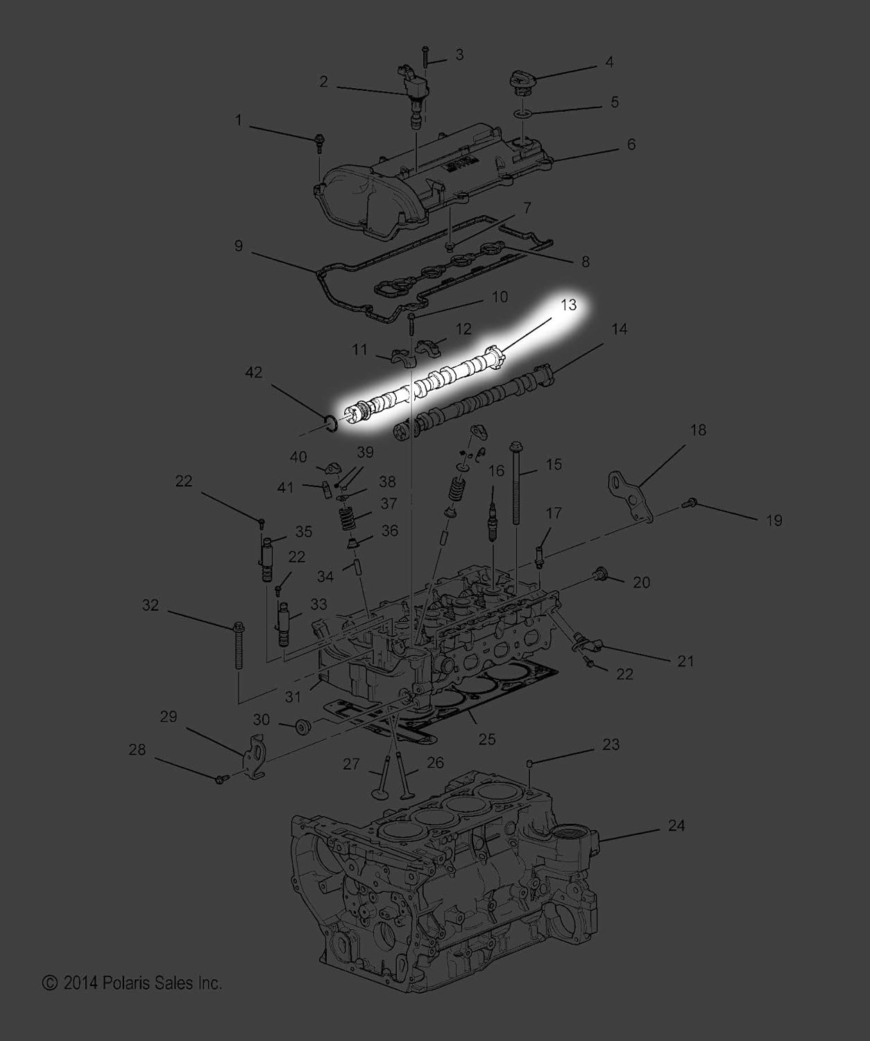 Amazon.com: Polaris 12604896 CAMSHAFT EXHAUST GM Part : Automotive