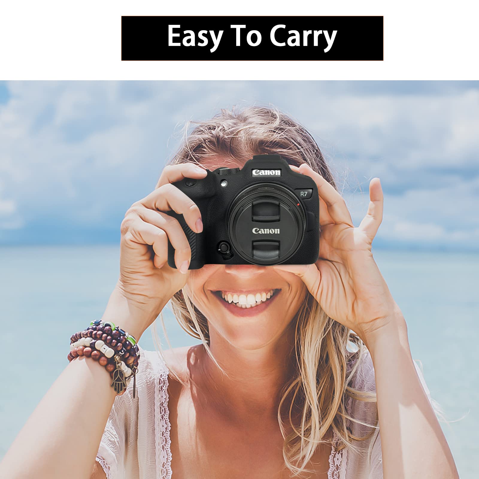 Easy Hood Camera Case for Canon EOS R7 Mirrorless Camera, Anti-Scratch ...