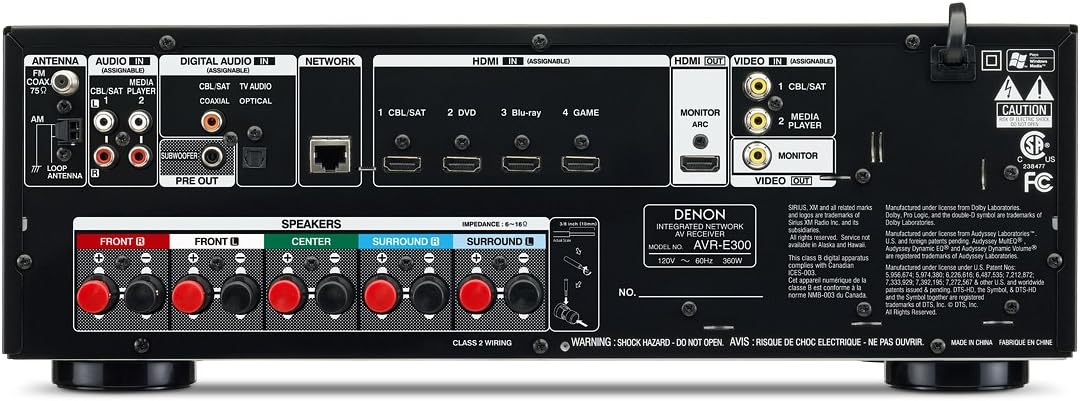 Avr e300 denon