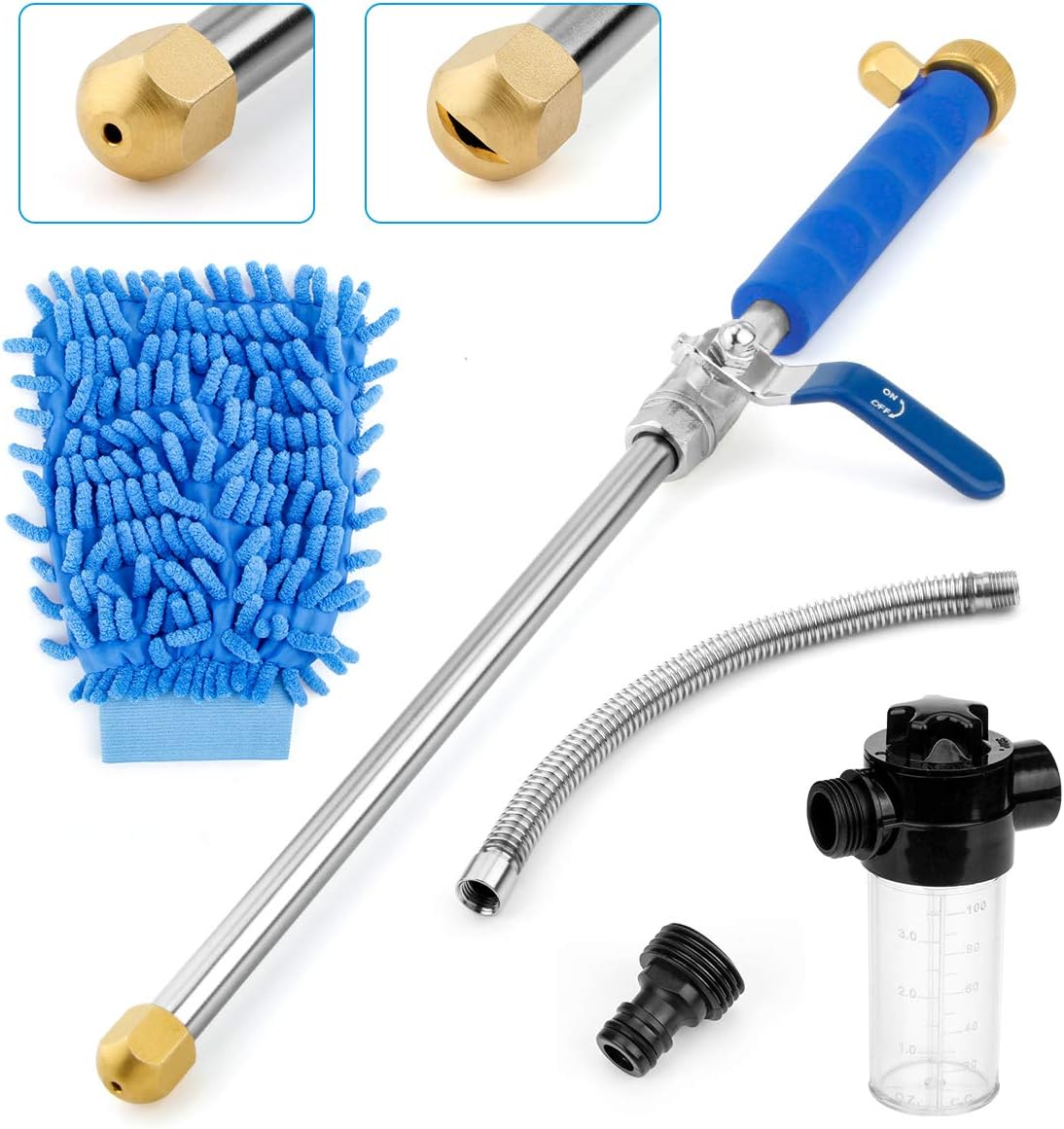 Amazon.com: Hydro Jet High Pressure Power Washer Gun, Pressure Power ...