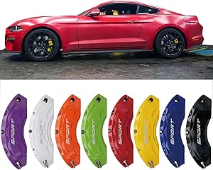 Amazon.com: 4pc Brake Caliper Covers Compatible Front Rear for FORD ...