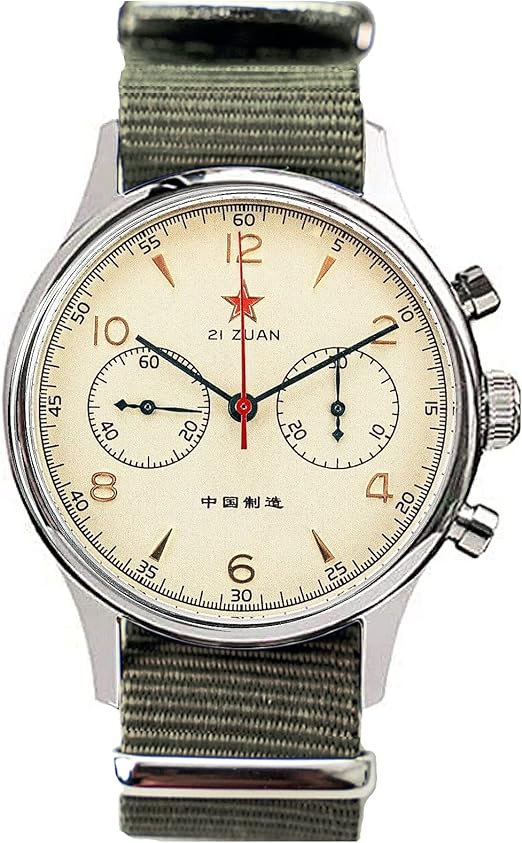 SEA-KORS Seagull 1963 Gold Swan Neck X ST1901 Movement Chronograph ...
