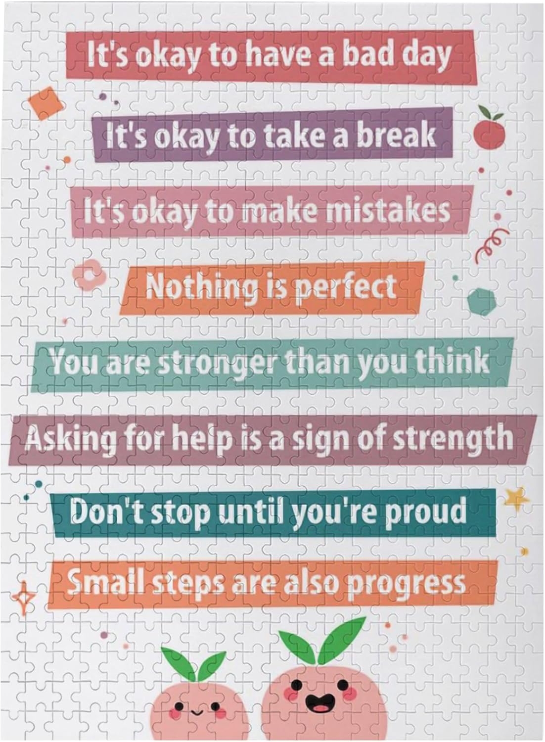 Amazon.com: Aikeory Affirmation Wall Art, Classroom Puzzle ...