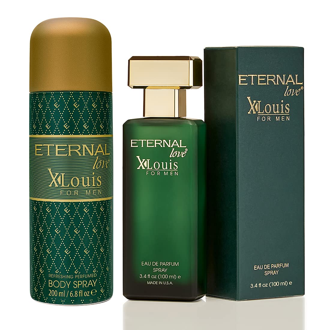 Buy Eternal Love Body Spray X-Louis For Men 200ml & Eau De Parfum X ...