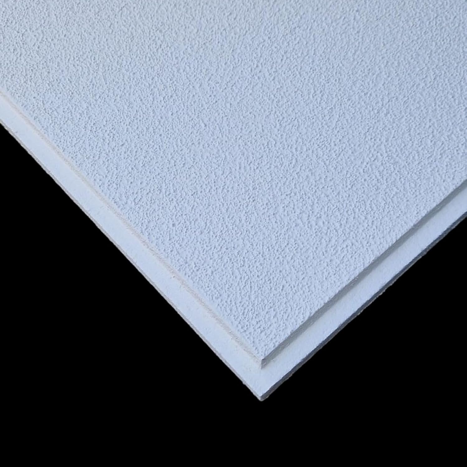 12 Suspended Acoustical Ceiling Tiles Sand Textured TEGULAR Edge 600mm ...