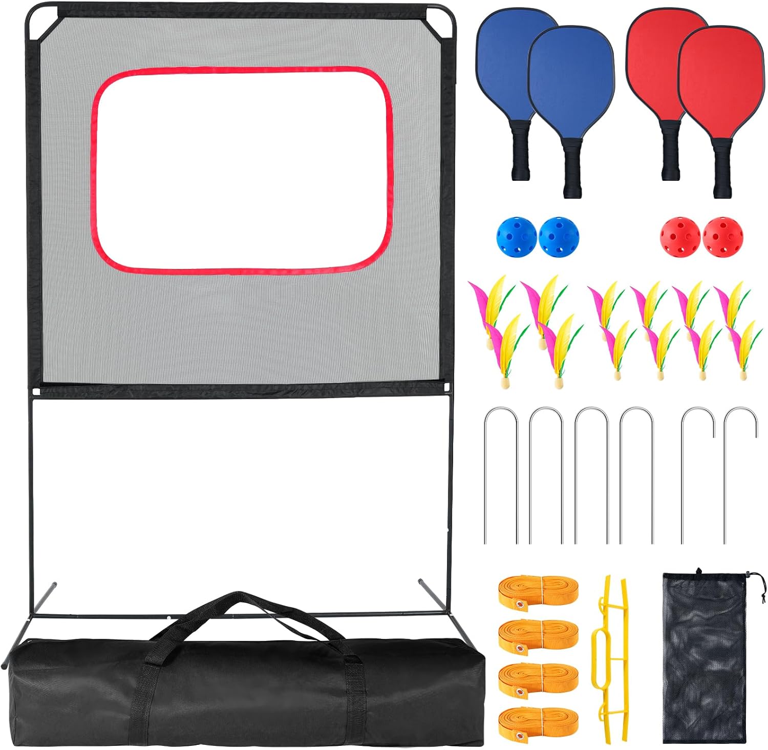 Amazon.com : NAIZEA Pickleball Game Set, Similar to Pickleball ...