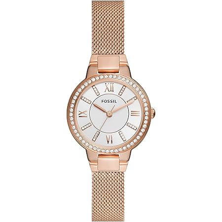 Fossil Carlie Analog White Dial Women's Watch - ES4433 : Fossil: Amazon ...