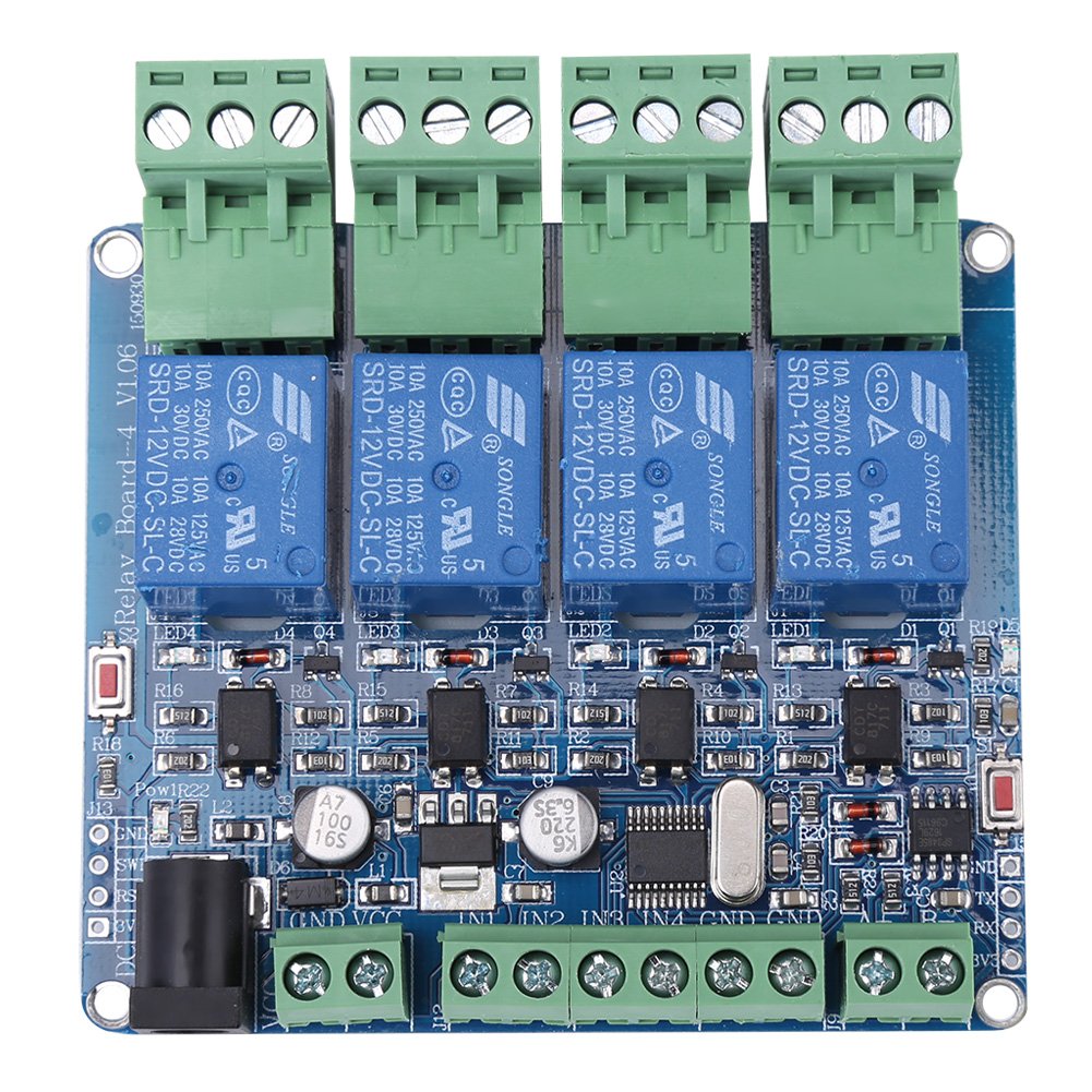 RS485 4-Ch Relay Module with Optocoupler Protection Philippines | Ubuy