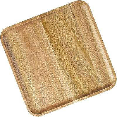 Amazon.com | Belari 10" Bamboo Plate Set - Bamboo Reusable Plates ...