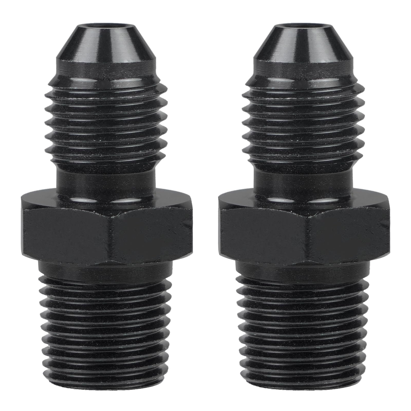 Snapklik.com : 3AN Male Flare To 1/8 NPT Pipe Fitting Adapter Aluminum ...